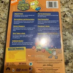 Spongebob Absorbing Favorites Dvd